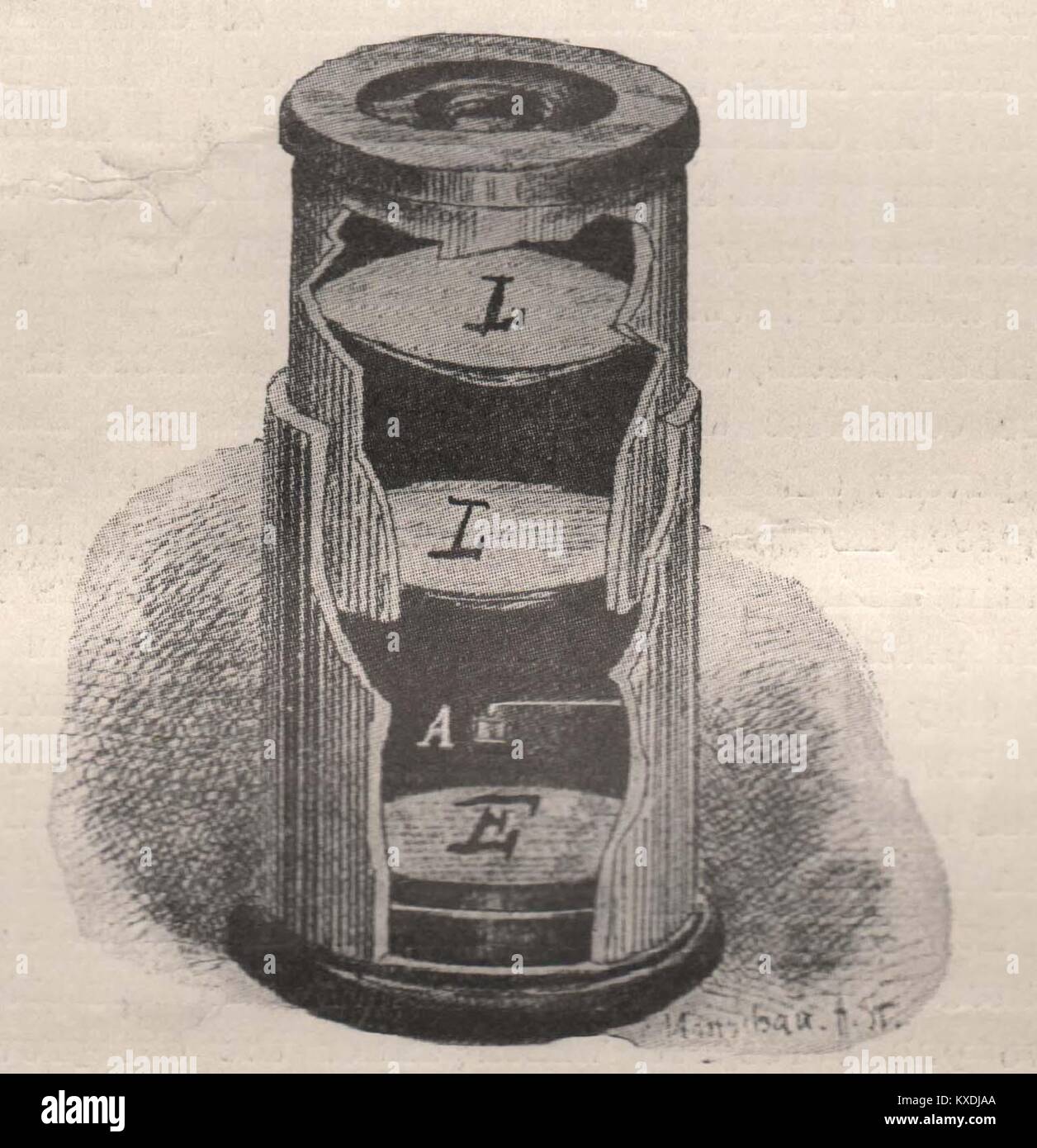 Crookes Spinthariscope for the Observation of Radium Rays Stock Photo ...