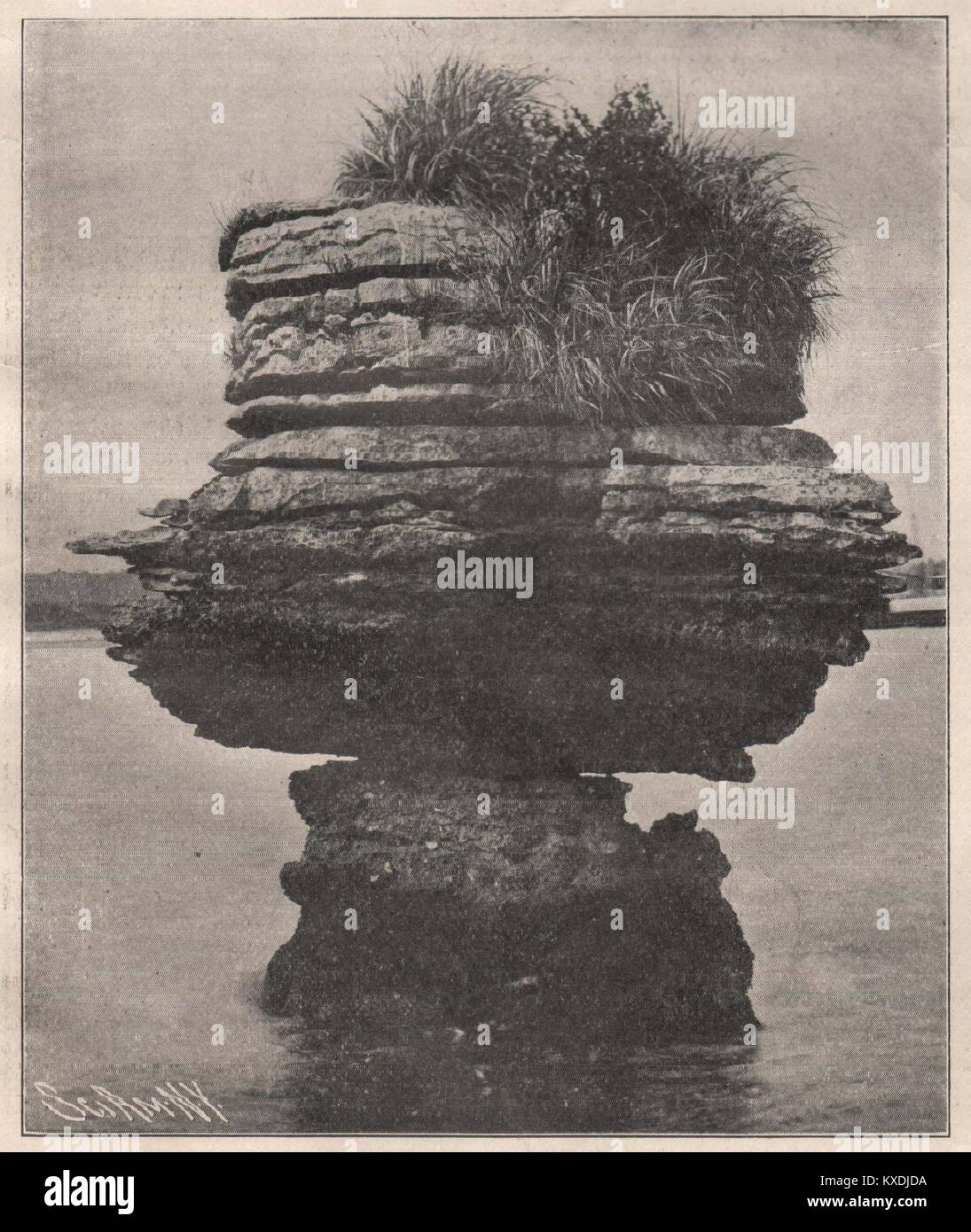 The "Wine Glass" - a Great Limestone Formation Stock Photo - Alamy