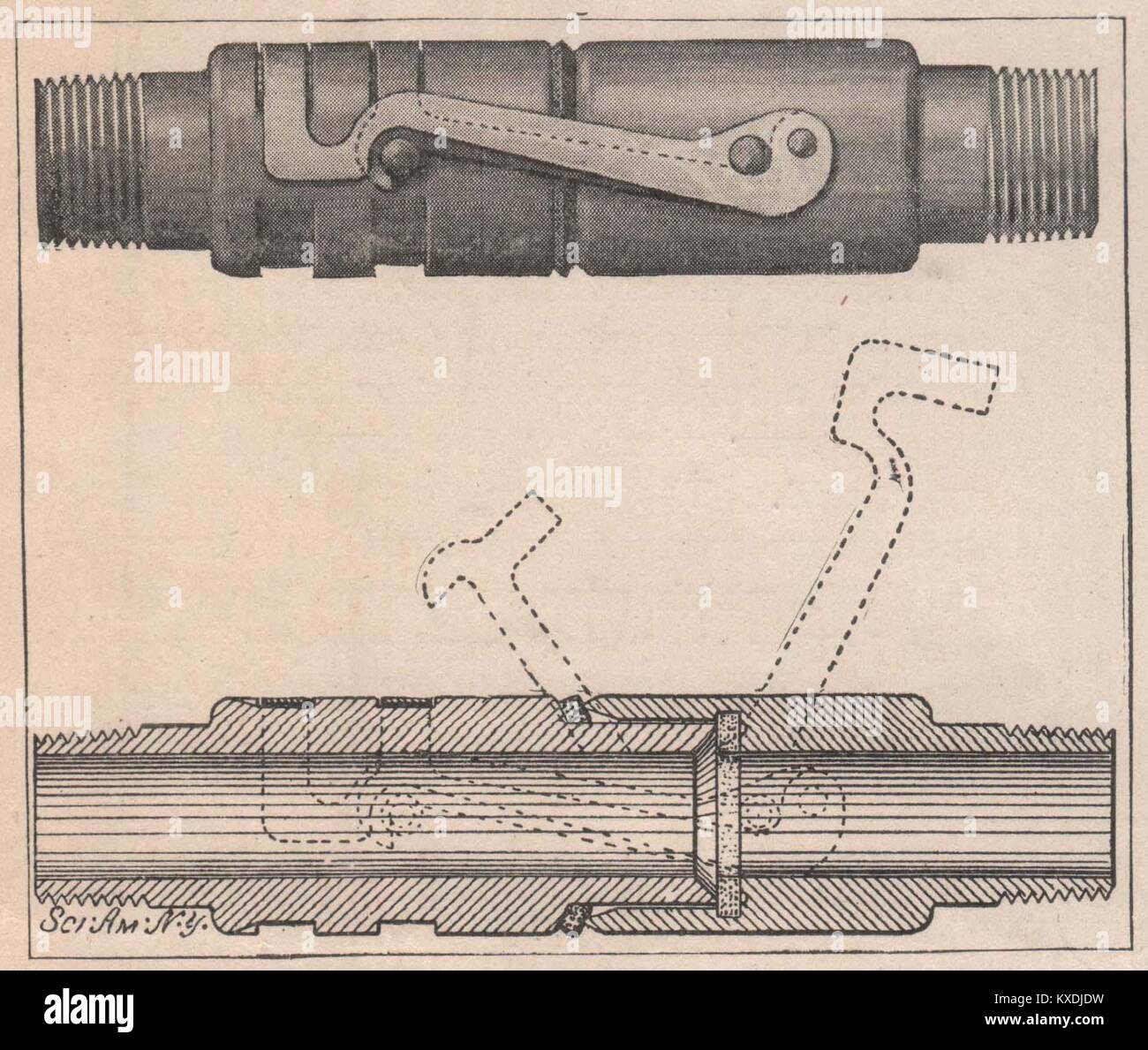 House or pipe Coupling Stock Photo - Alamy