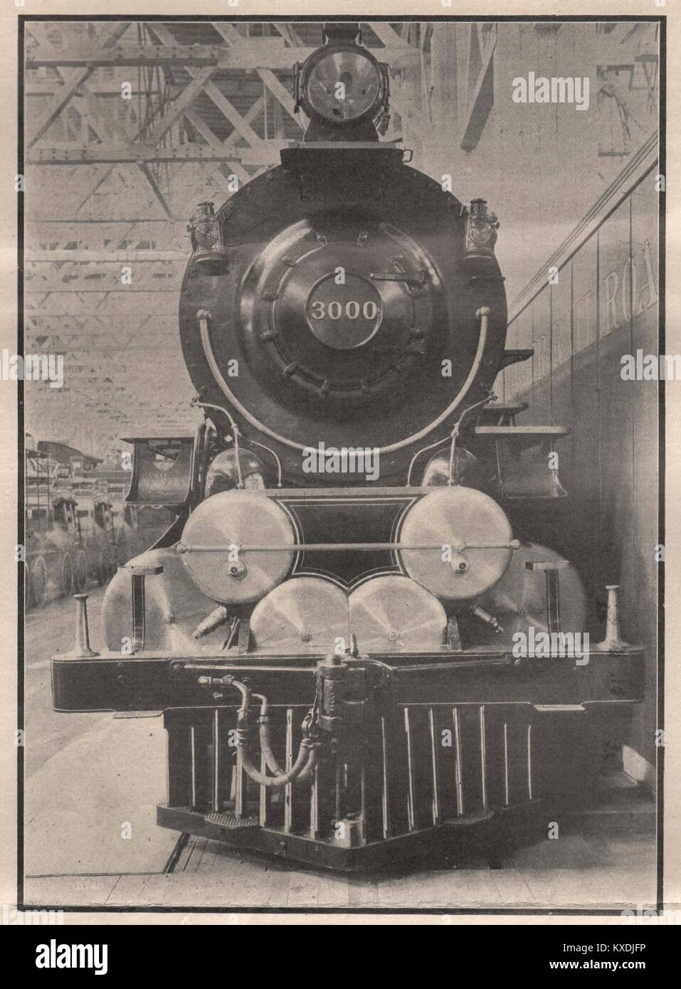 Front view of the Empire state Express Balance compound Locomotive at ...