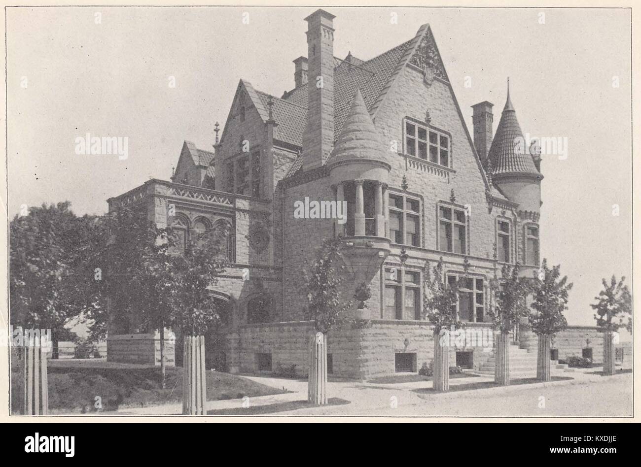 Residence of William Becker, Milwaukee, Wis Stock Photo - Alamy