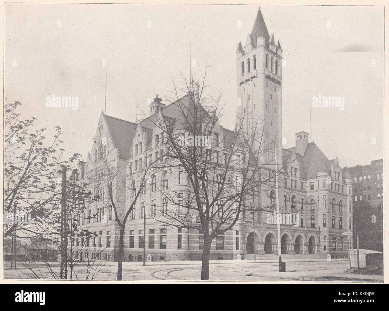 Custom House and post office, Milwaukee, Wis Stock Photo - Alamy