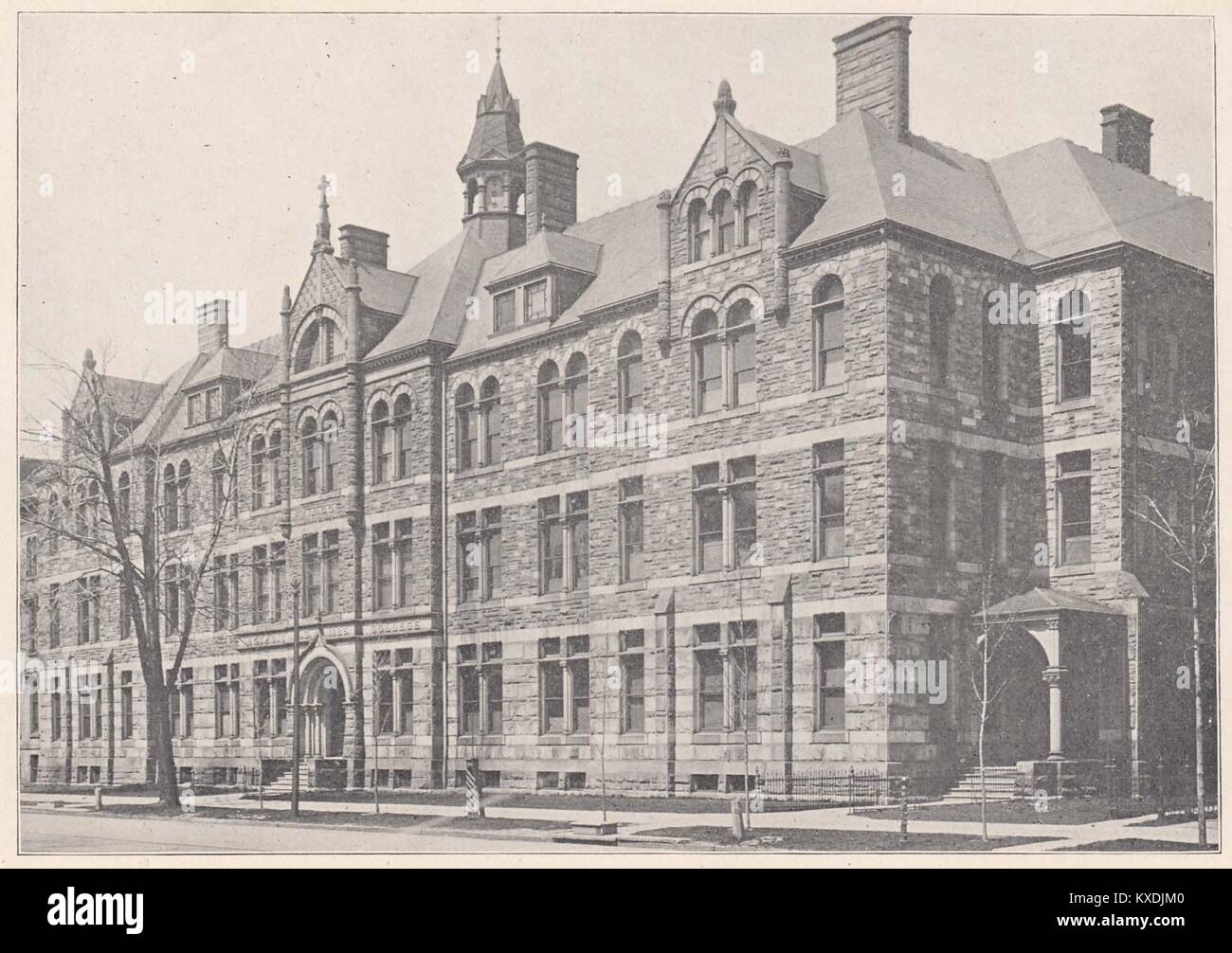 Detroit College, Detroit, Mich Stock Photo - Alamy