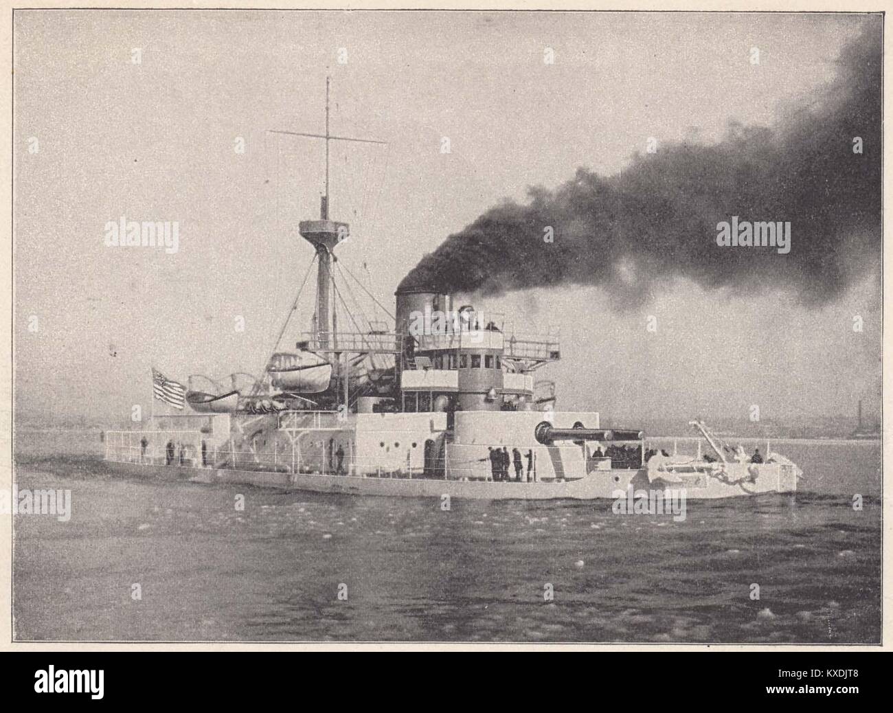 Puritan - Twin-screw, iron, double turret monitor for coast defense ...