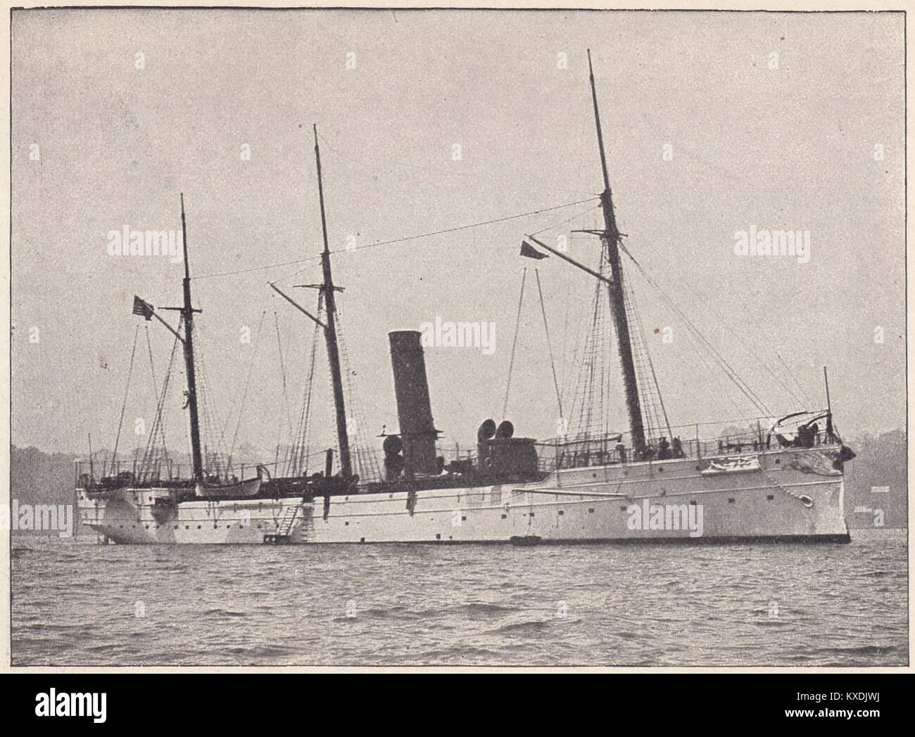 Dolphin - Single screw, steel, dispatch boat Stock Photo - Alamy