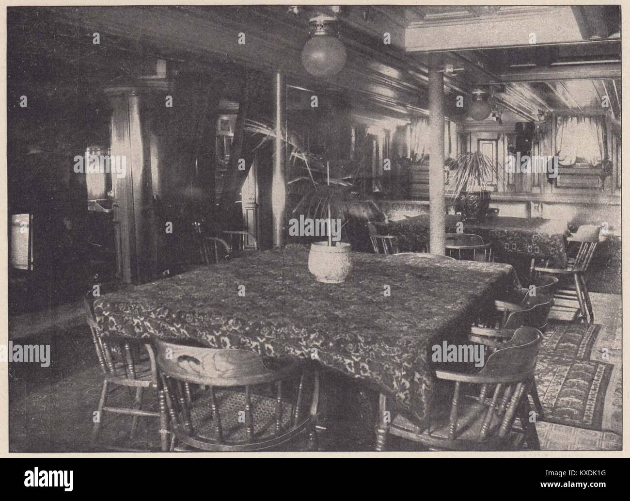 ward-Room on the Cruiser Chicago - A Ward-room is an apartment on the ...
