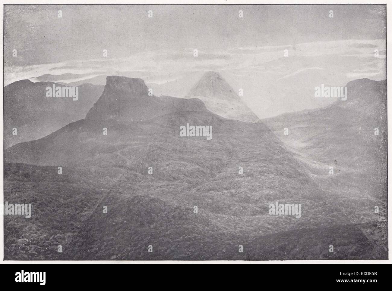 The Shadow of Adam's Peak Stock Photo - Alamy