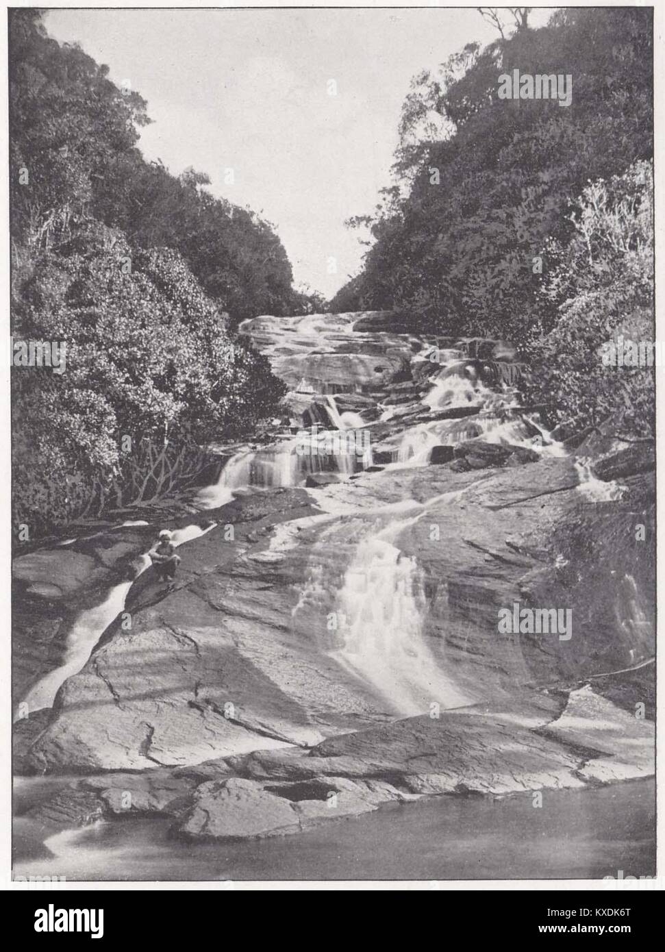 "Water of Unimpeachable Purity flows from the Heights Stock Photo - Alamy