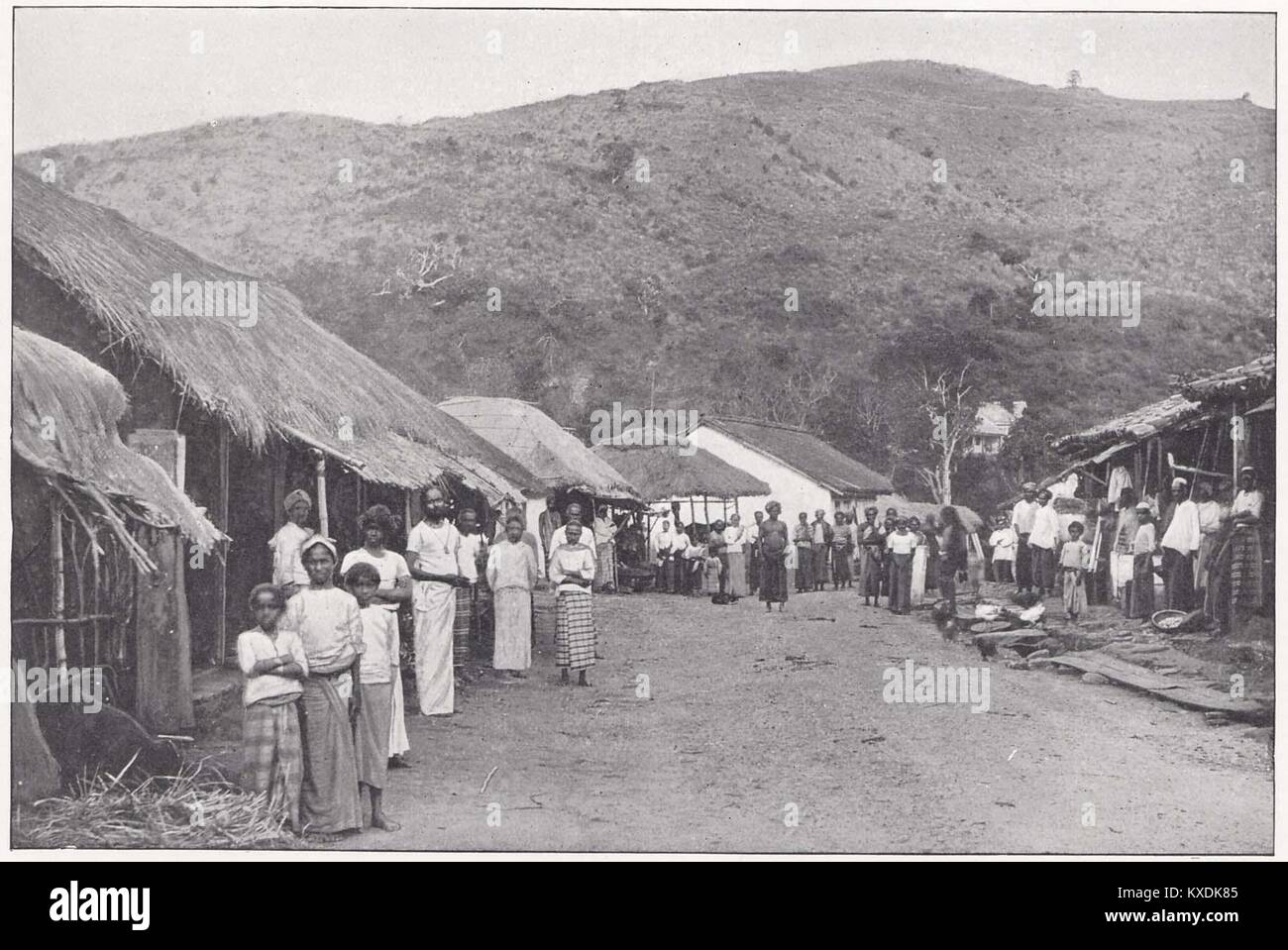 The Village Bazaar of Welimada Stock Photo - Alamy