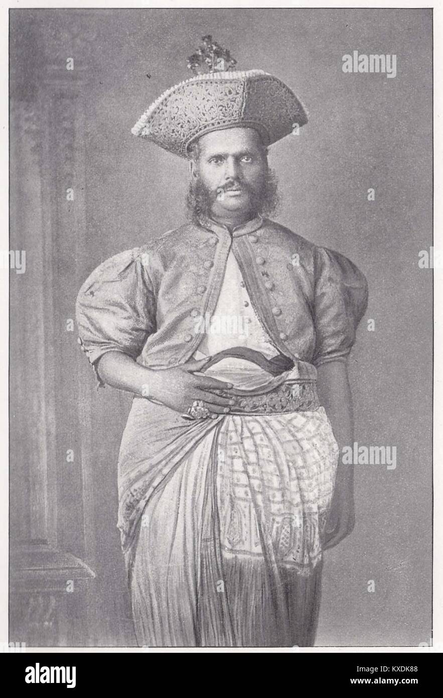 A Kandyan chief Stock Photo - Alamy