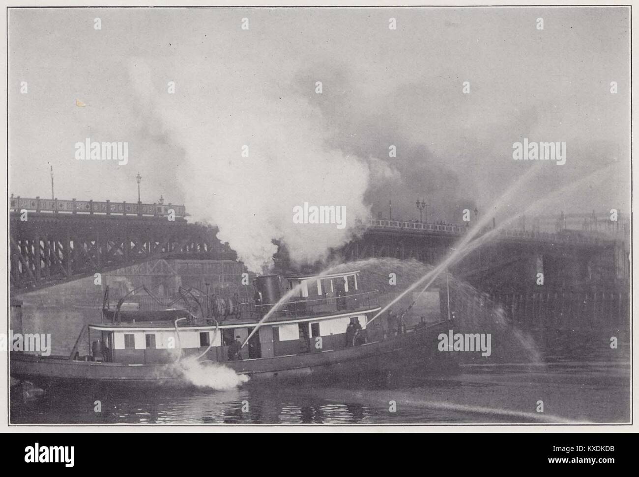 A Philadelphia Fire Boat Stock Photo - Alamy