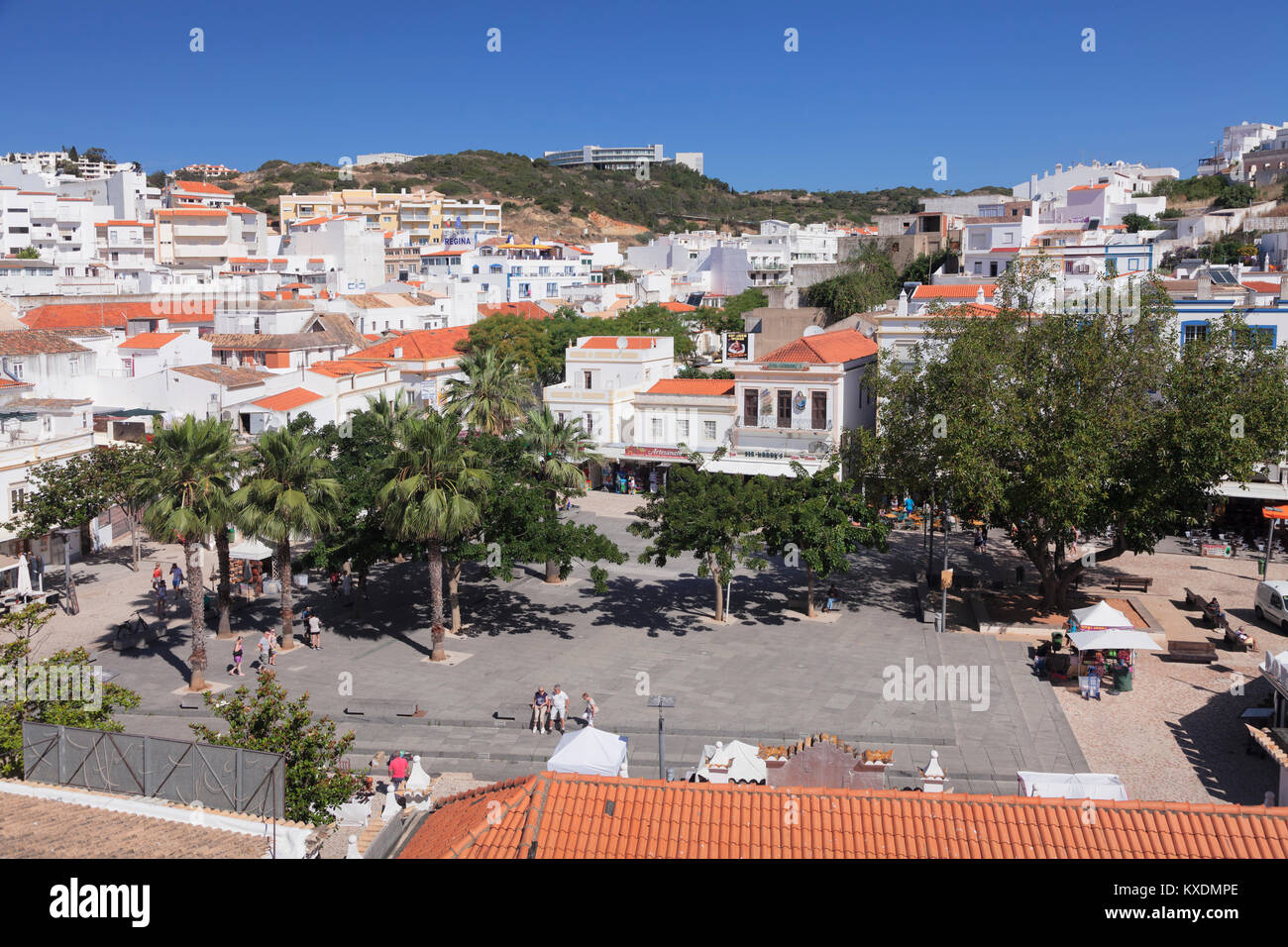 Main Square, Albufeira, Algarve, Portugal Stock Photo - Alamy