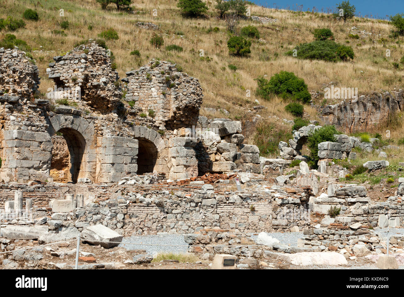 Ruins of the ancient Greek city Ephesus Stock Photo - Alamy