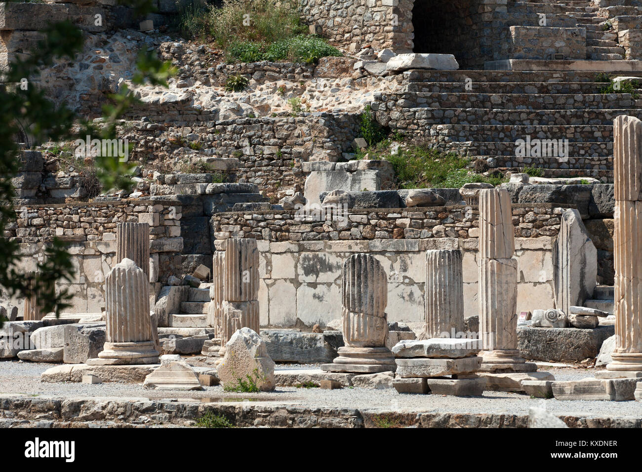 Ruins of the ancient Greek city Ephesus Stock Photo - Alamy