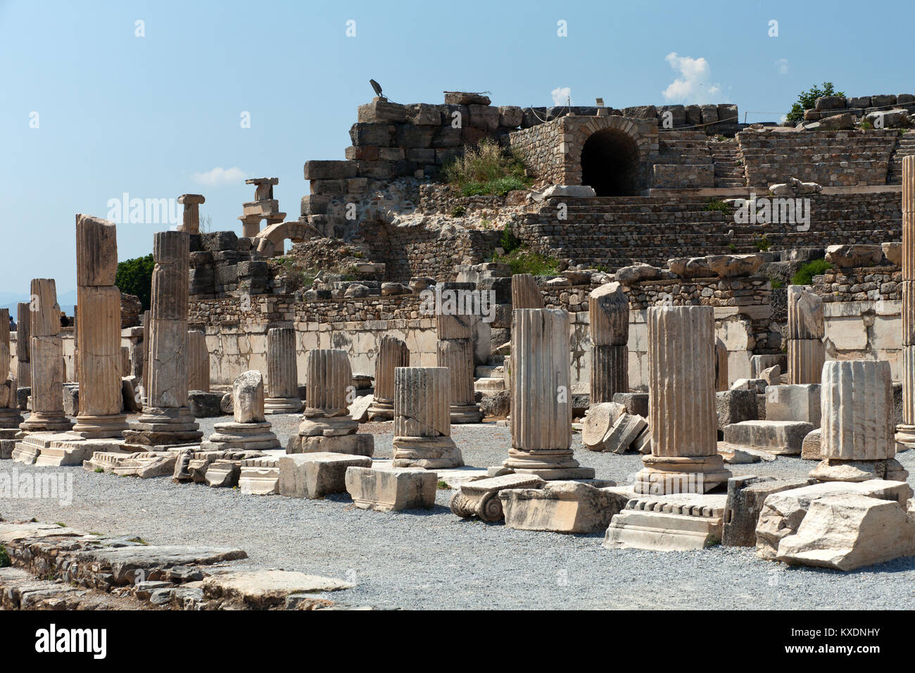 Ruins of the ancient Greek city Ephesus Stock Photo - Alamy