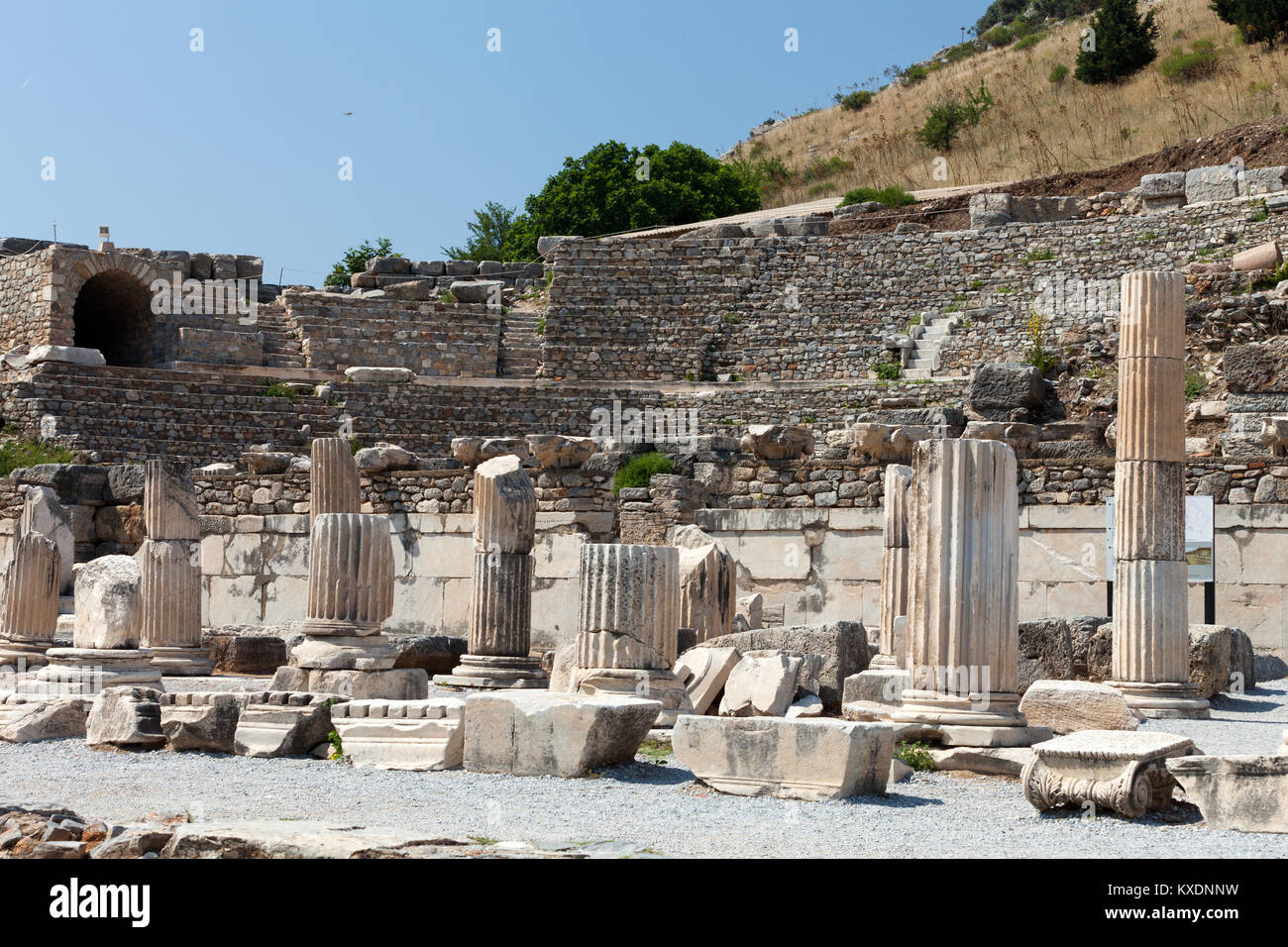 Ruins of the ancient Greek city Ephesus Stock Photo - Alamy