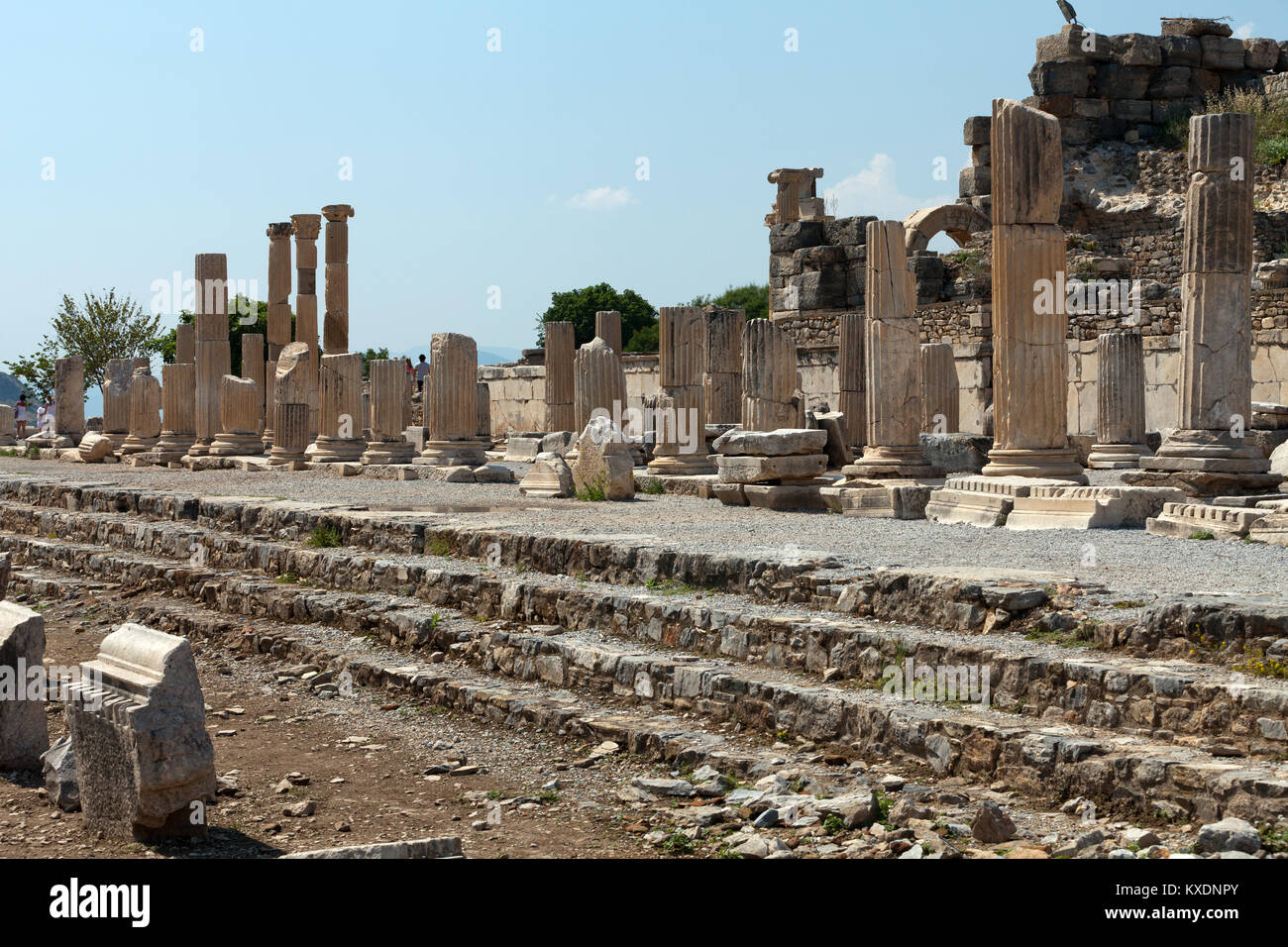 Ruins of the ancient Greek city Ephesus Stock Photo - Alamy