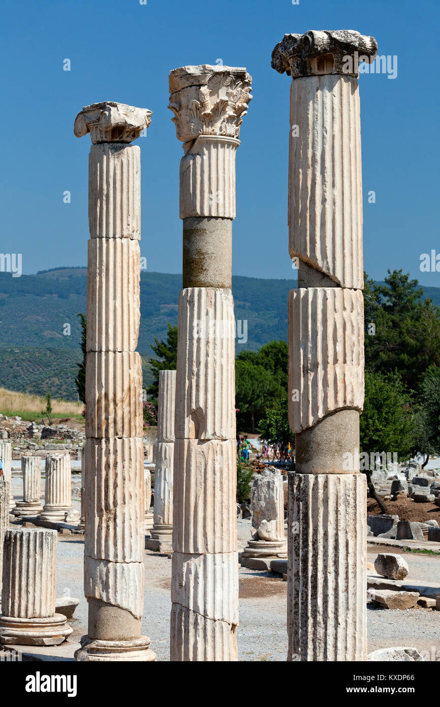 Ruins of the ancient Greek city Ephesus Stock Photo - Alamy