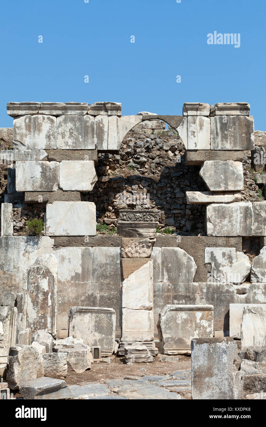 Ruins of the ancient Greek city Ephesus Stock Photo - Alamy