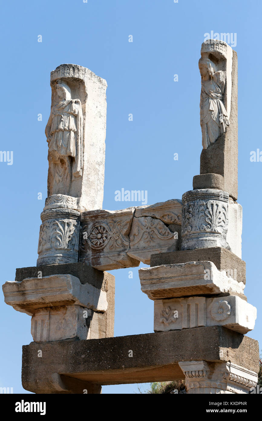 Domitian Square in the ancient Greek city Ephesus Stock Photo - Alamy