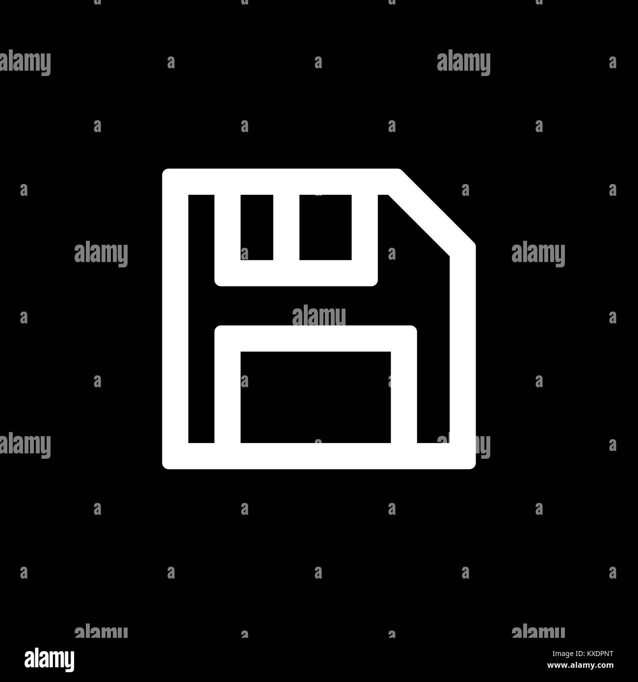 Save icon for simple flat style ui design Stock Vector Image & Art - Alamy