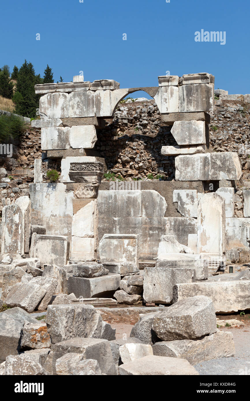Ruins of the ancient Greek city Ephesus Stock Photo - Alamy