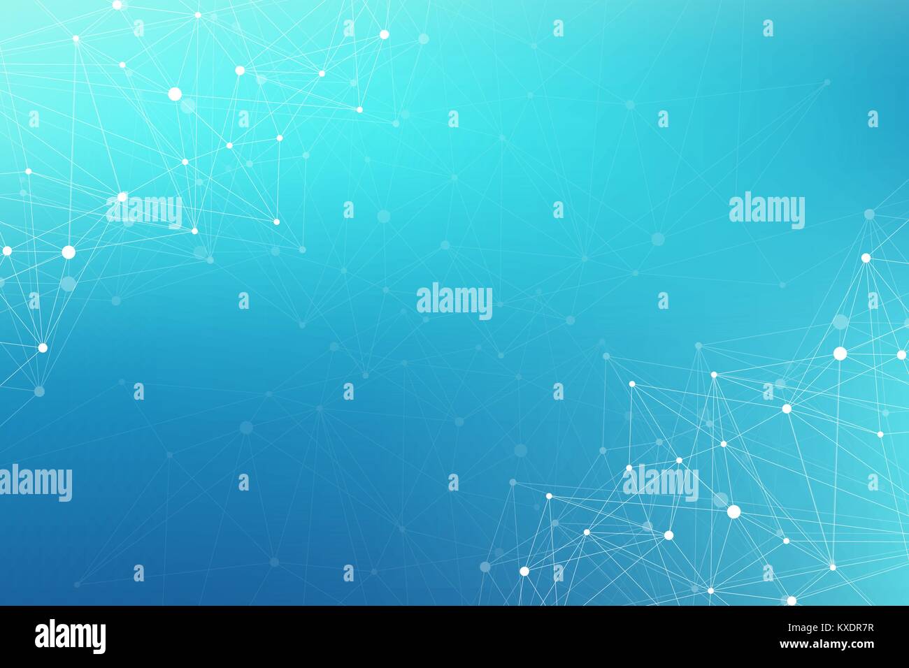 Global network connection. Network and big data exchange over planet ...