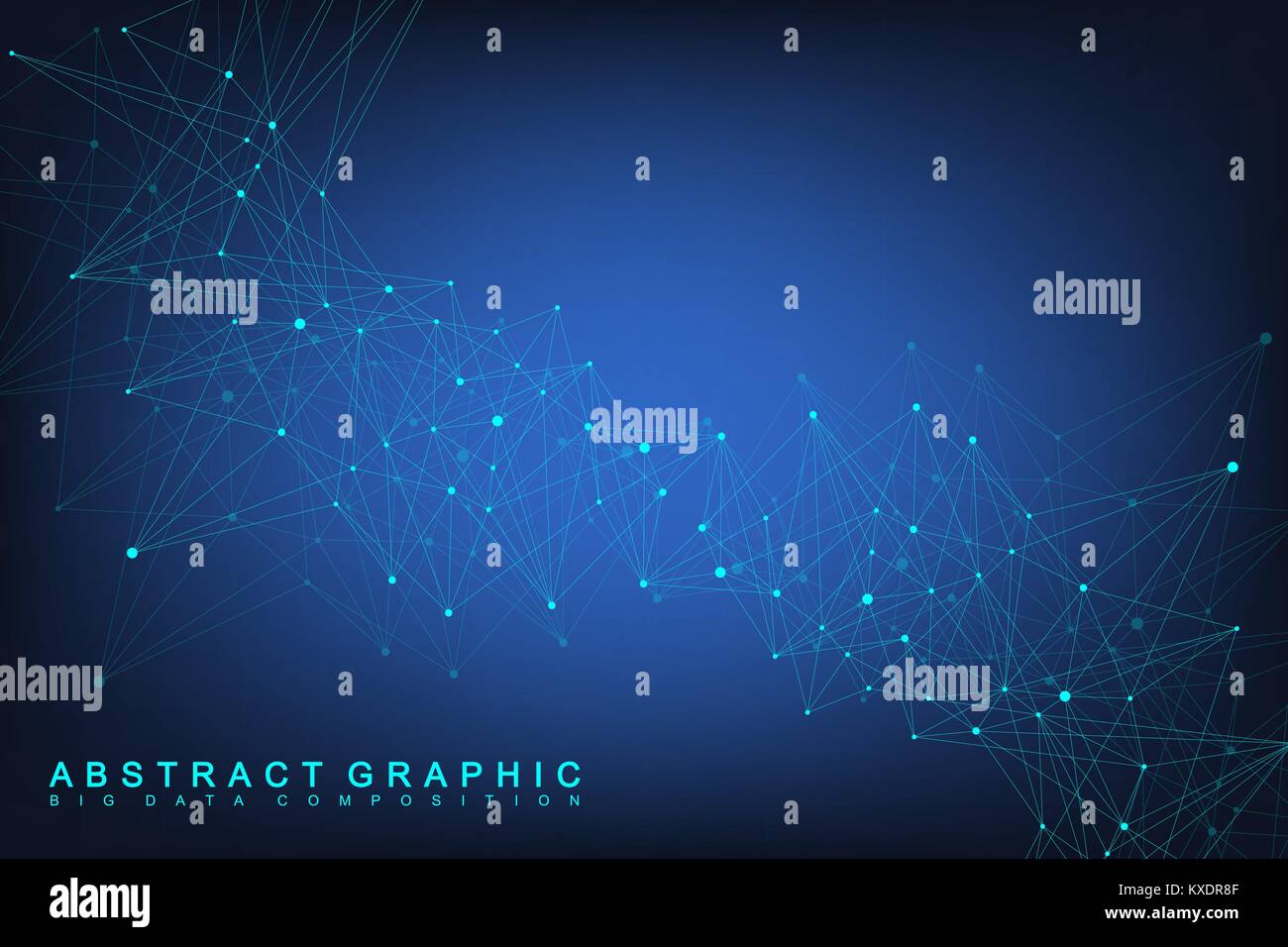 Global network connection. Network and big data exchange over planet ...