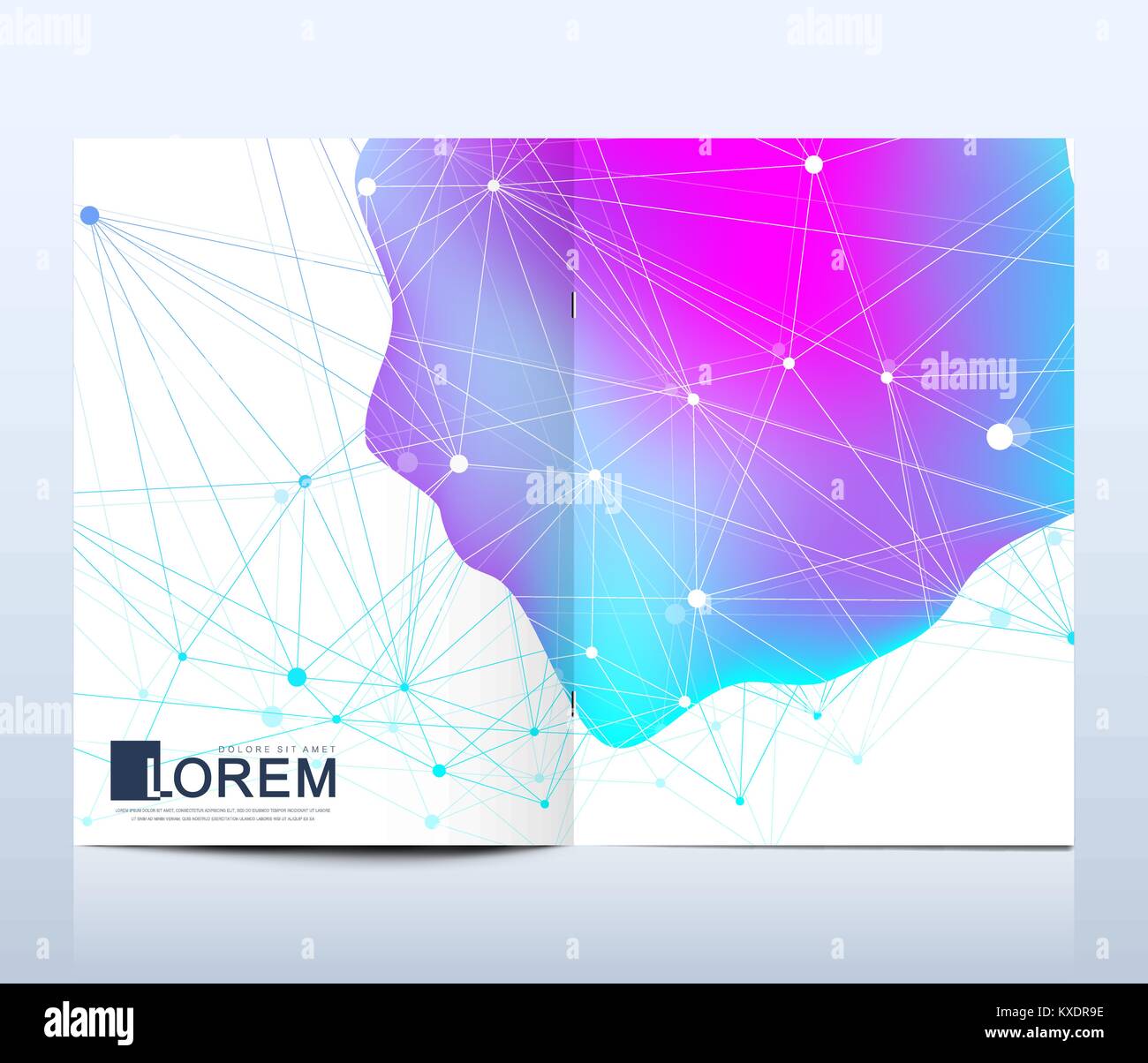 Modern vector template for brochure, leaflet, flyer, cover, catalog in ...