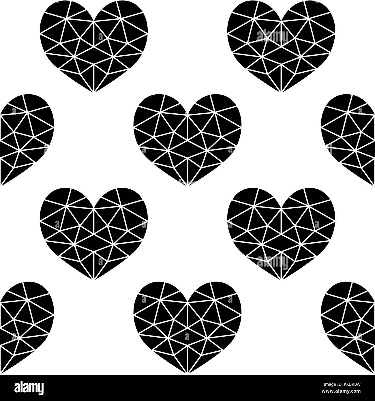 Heart symmetry Black and White Stock Photos & Images - Alamy