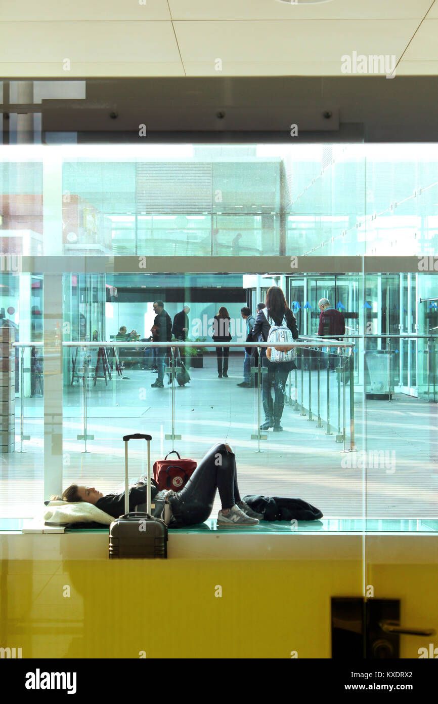 Waiting hall el prat hi-res stock photography and images - Alamy