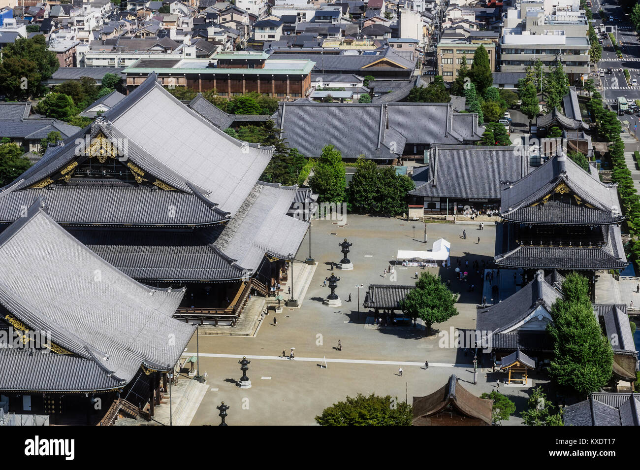 Higashi Hongan-ji, Temple, Honshu Province, Kyoto, Japan Stock Photo ...