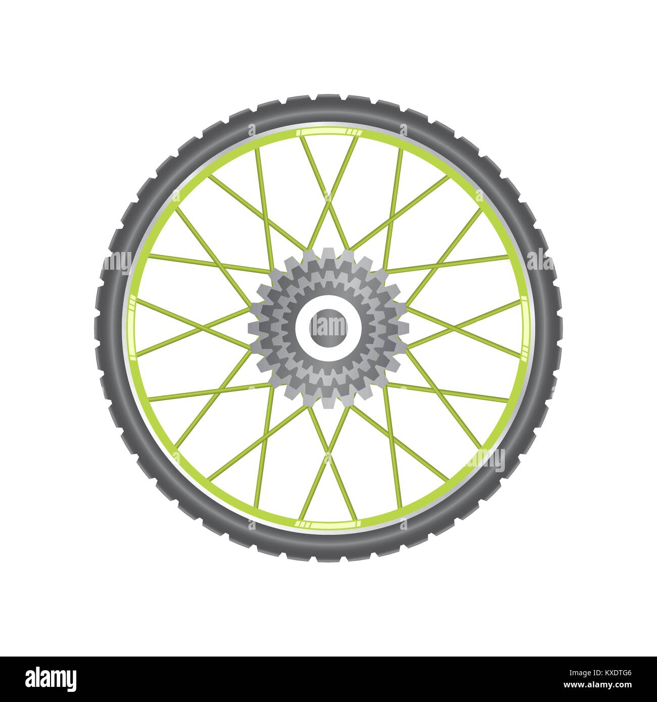 Gear spokes Cut Out Stock Images & Pictures - Alamy