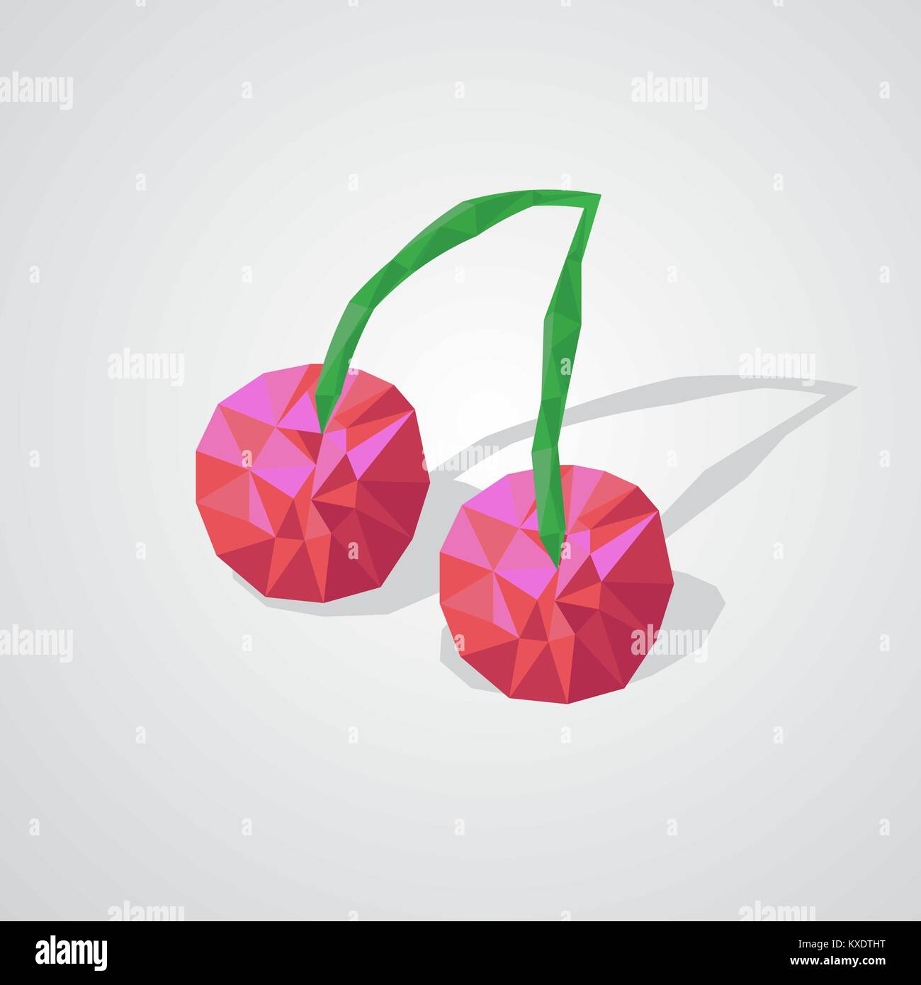 Polygon cherry hi-res stock photography and images - Alamy
