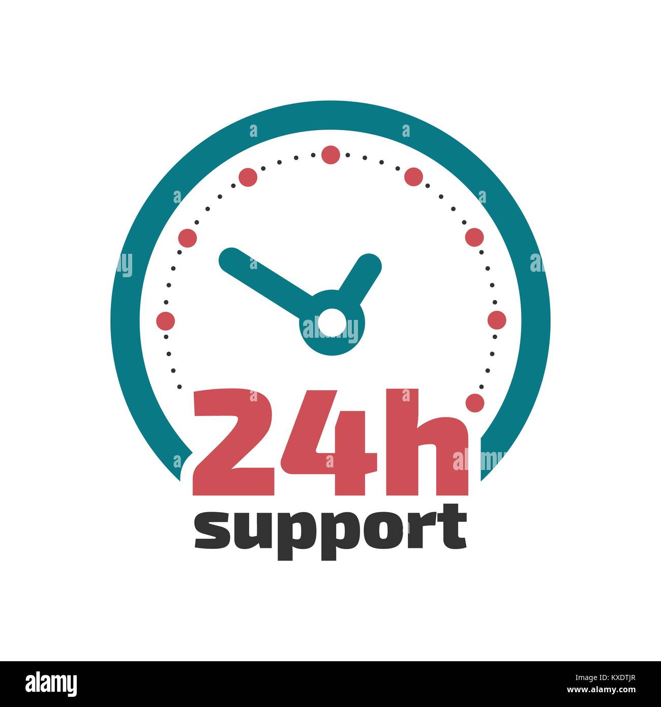 Support flat design icon Stock Vector Image & Art - Alamy