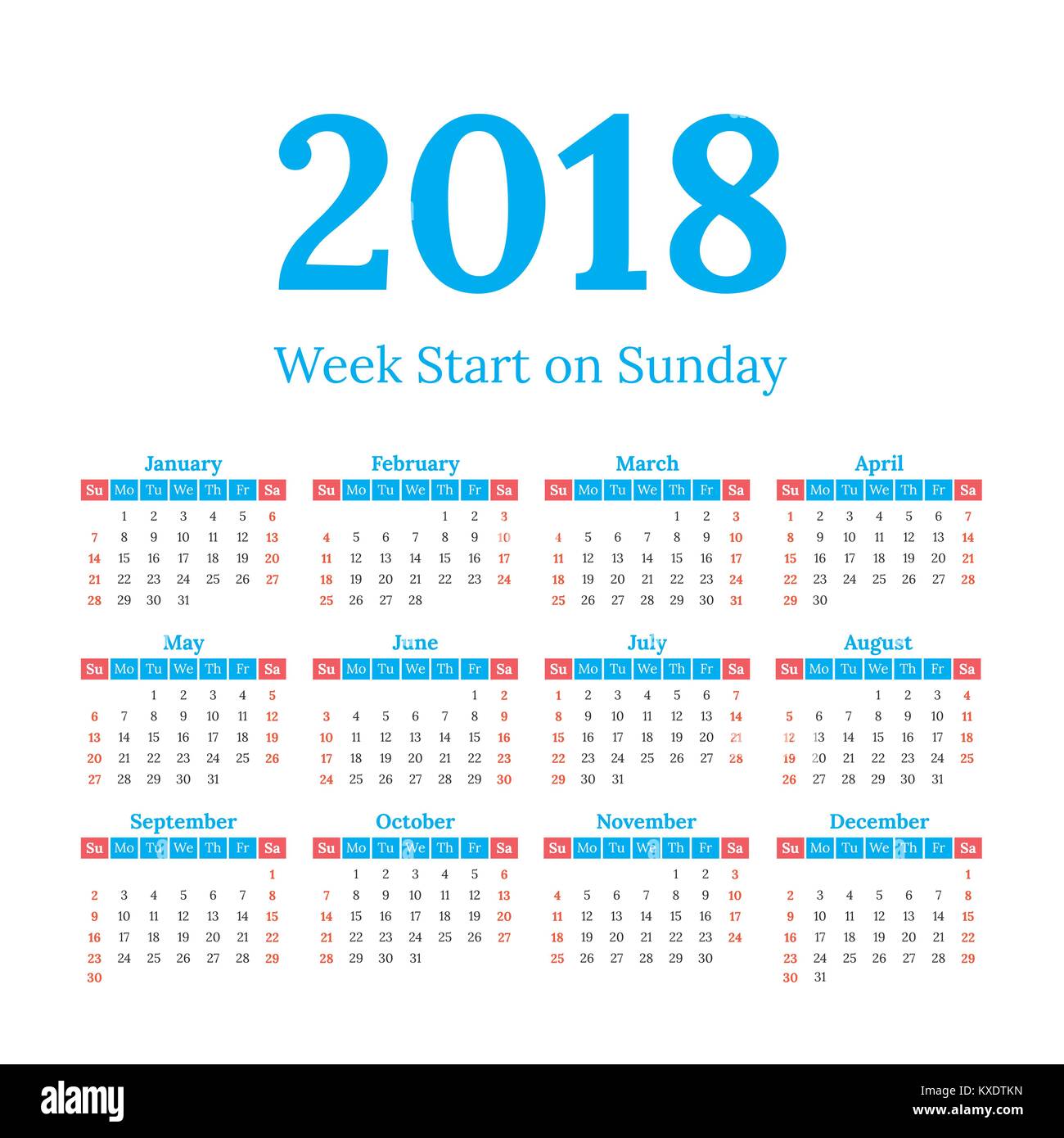 Classic calendar Cut Out Stock Images & Pictures - Alamy