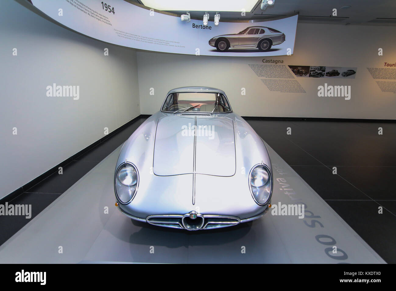 A superb Alfa Romeo 2000 Sportiva model on display at The Historical ...