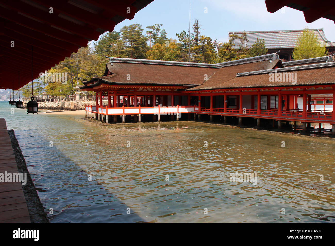 A shintoist shrine (Itsukushima) in Miyajima (Japan Stock Photo - Alamy
