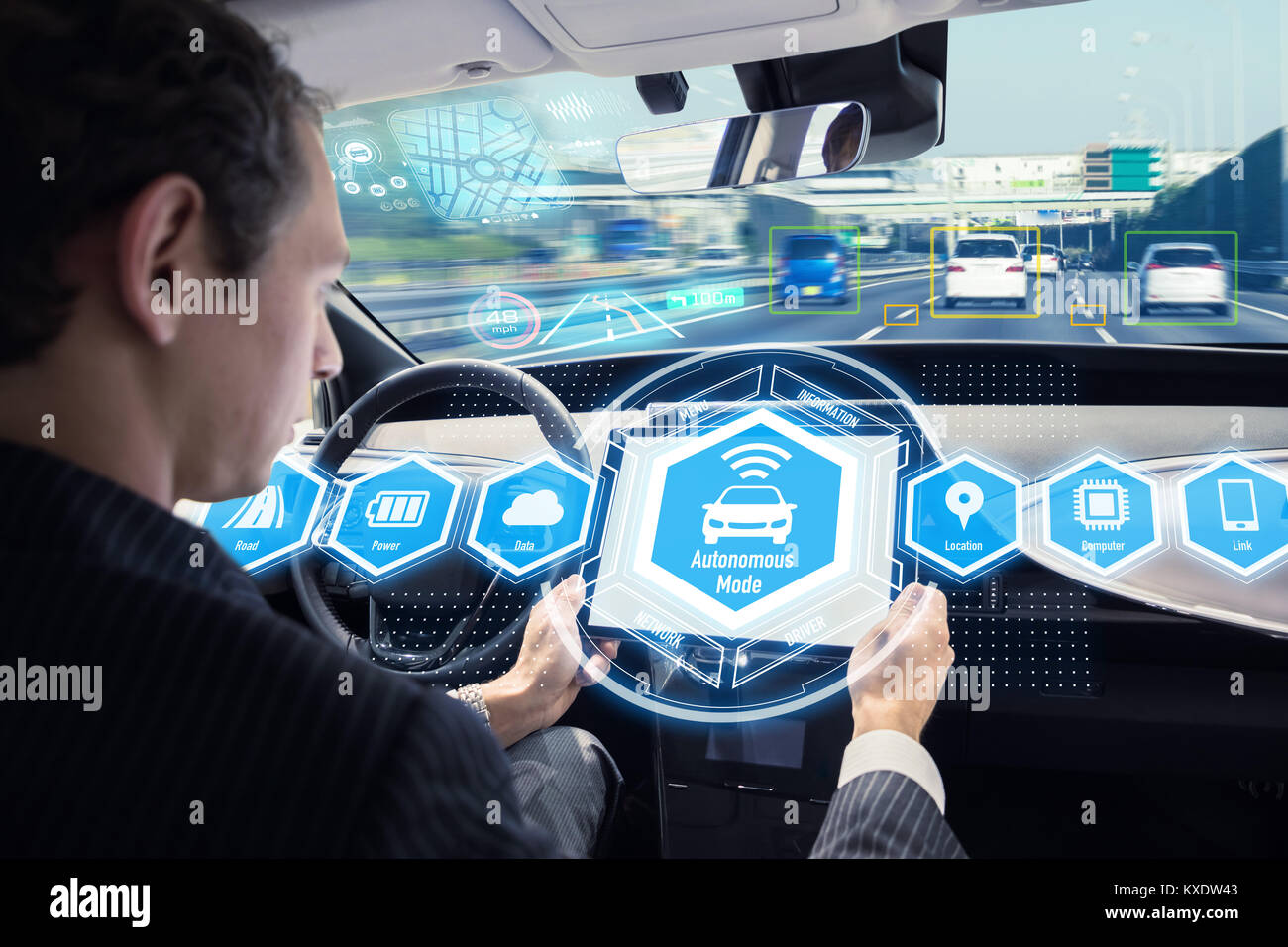 Car communication sensor hi-res stock photography and images - Alamy