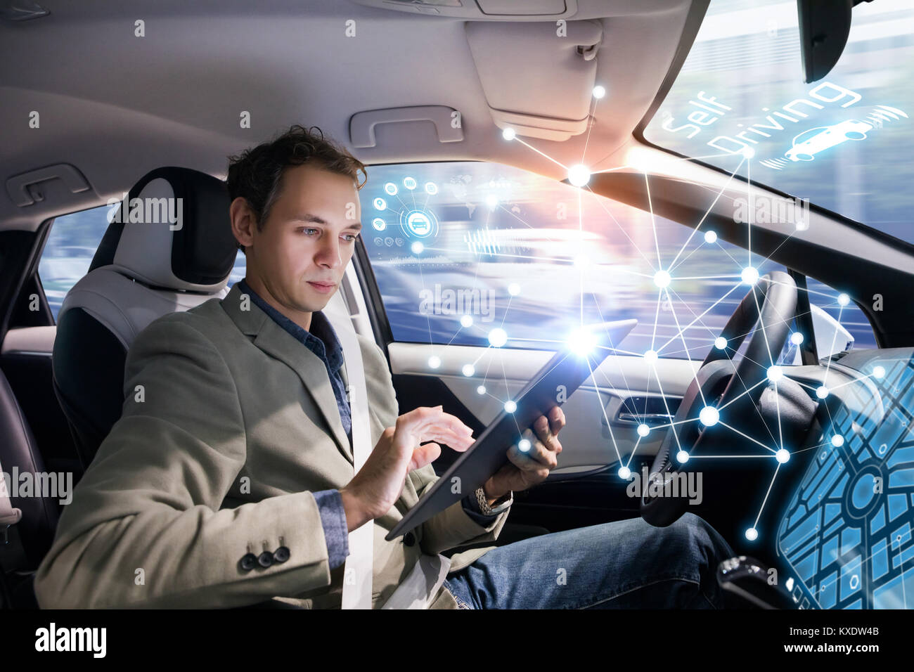 Driverless car hi-res stock photography and images - Alamy