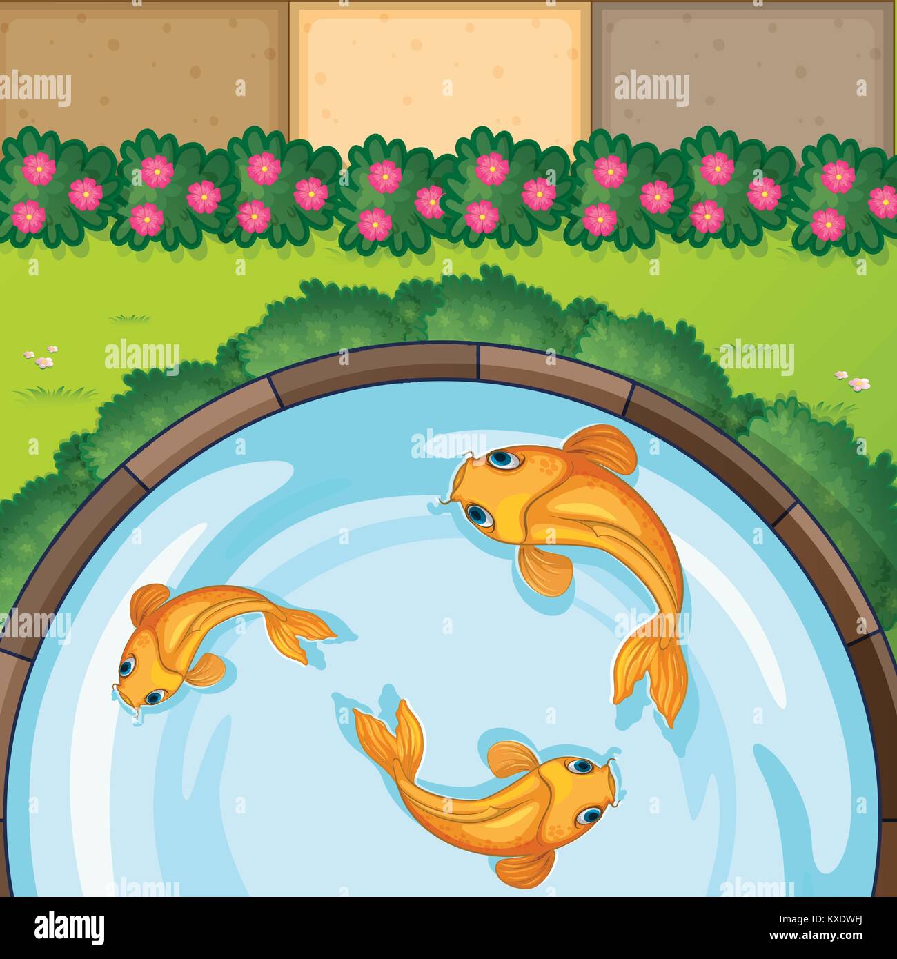 Fish Pond Clipart