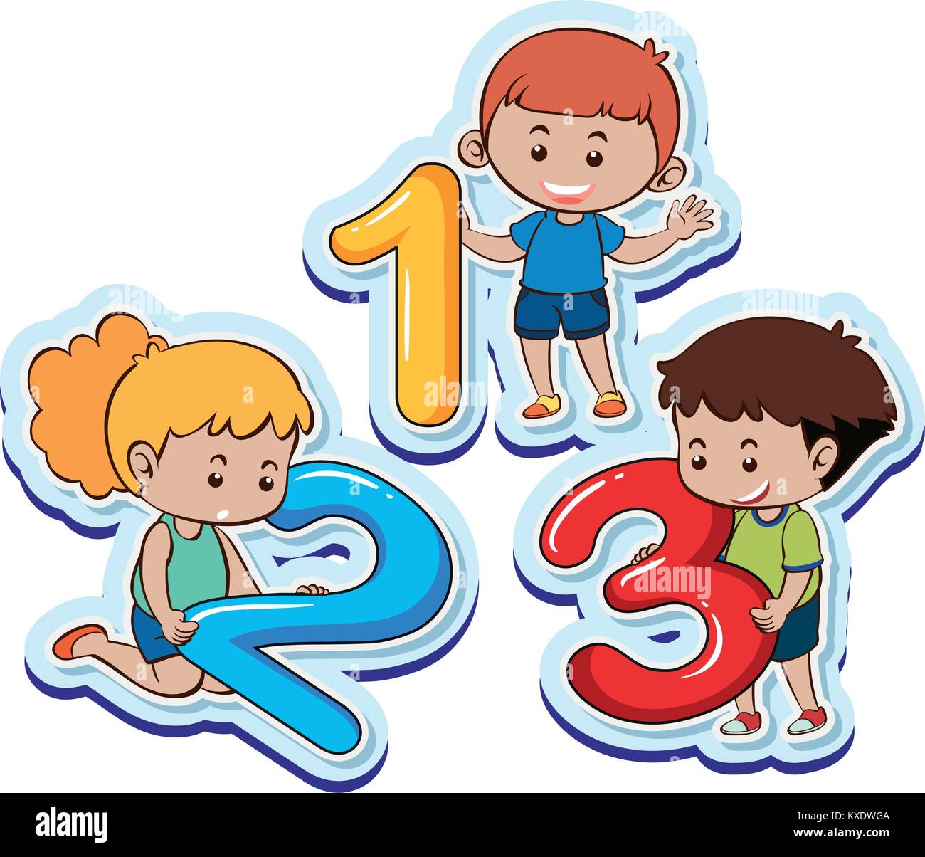 The Number One Clip Art