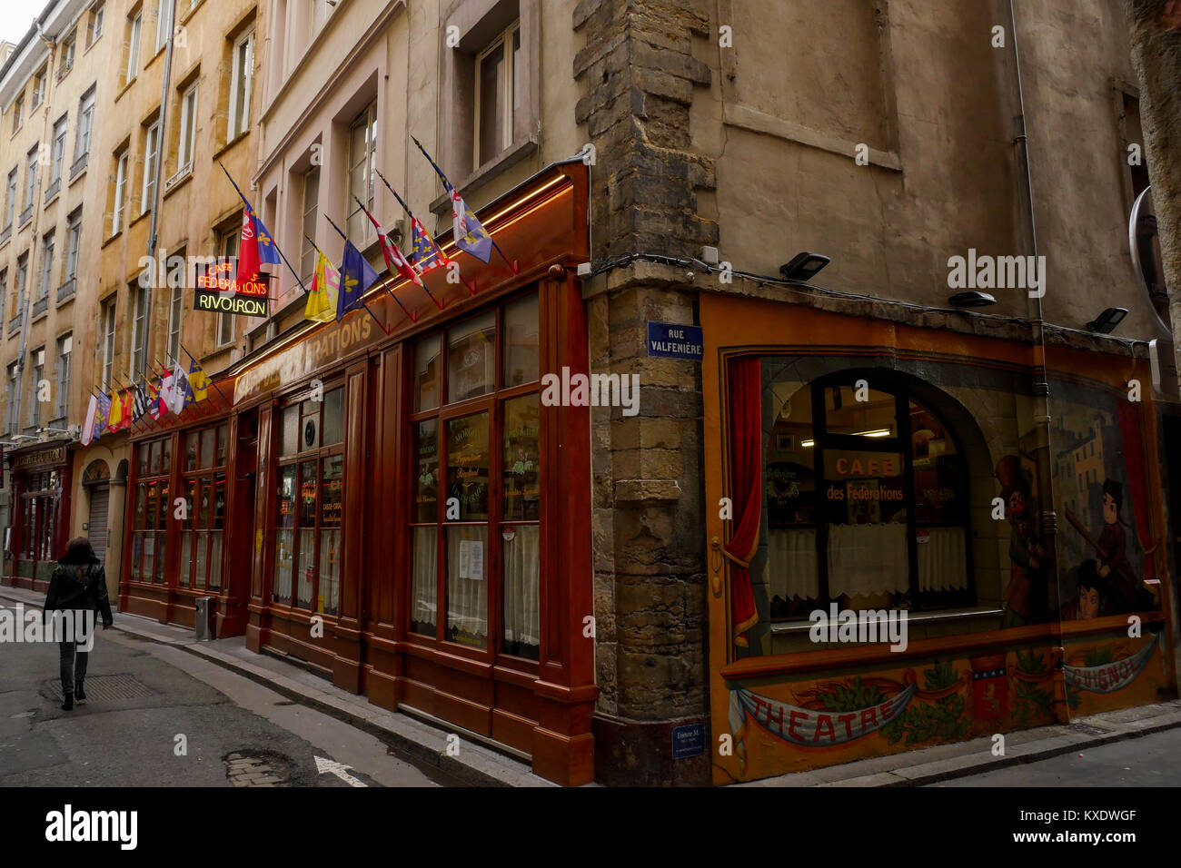 Typical lyon cafe hi-res stock photography and images - Alamy