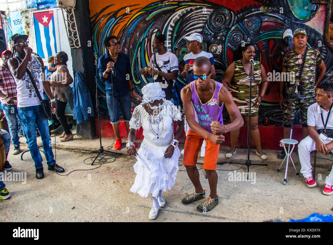 Rumba, Pena Cultural AfroCubana, Callejon de Hamel, Havana, Cuba Stock ...