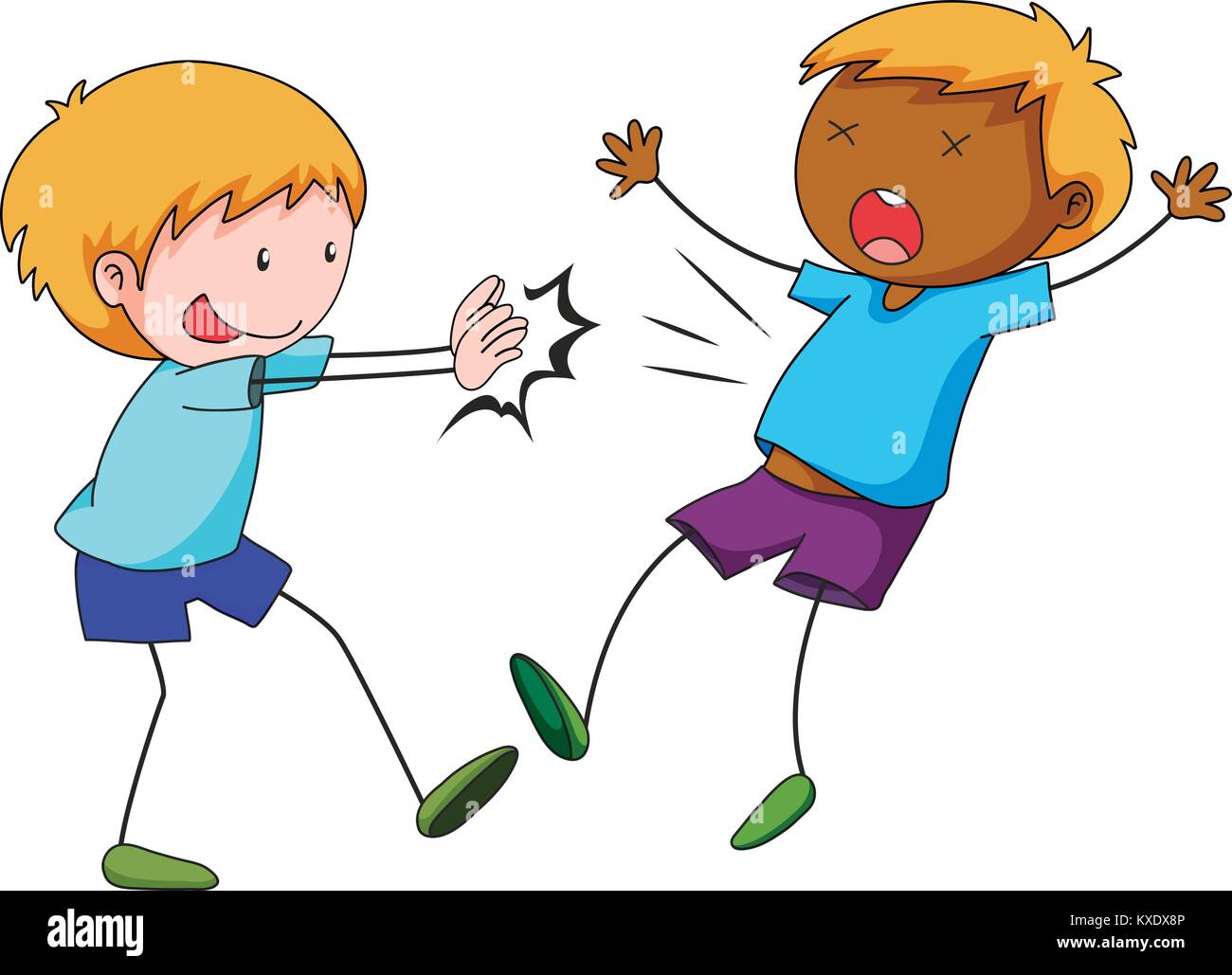 Bully boy Stock Vector Images - Alamy