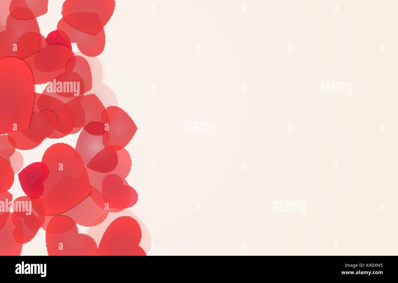 Love backgrounds with fading bright red hearts Stock Vector Image & Art ...