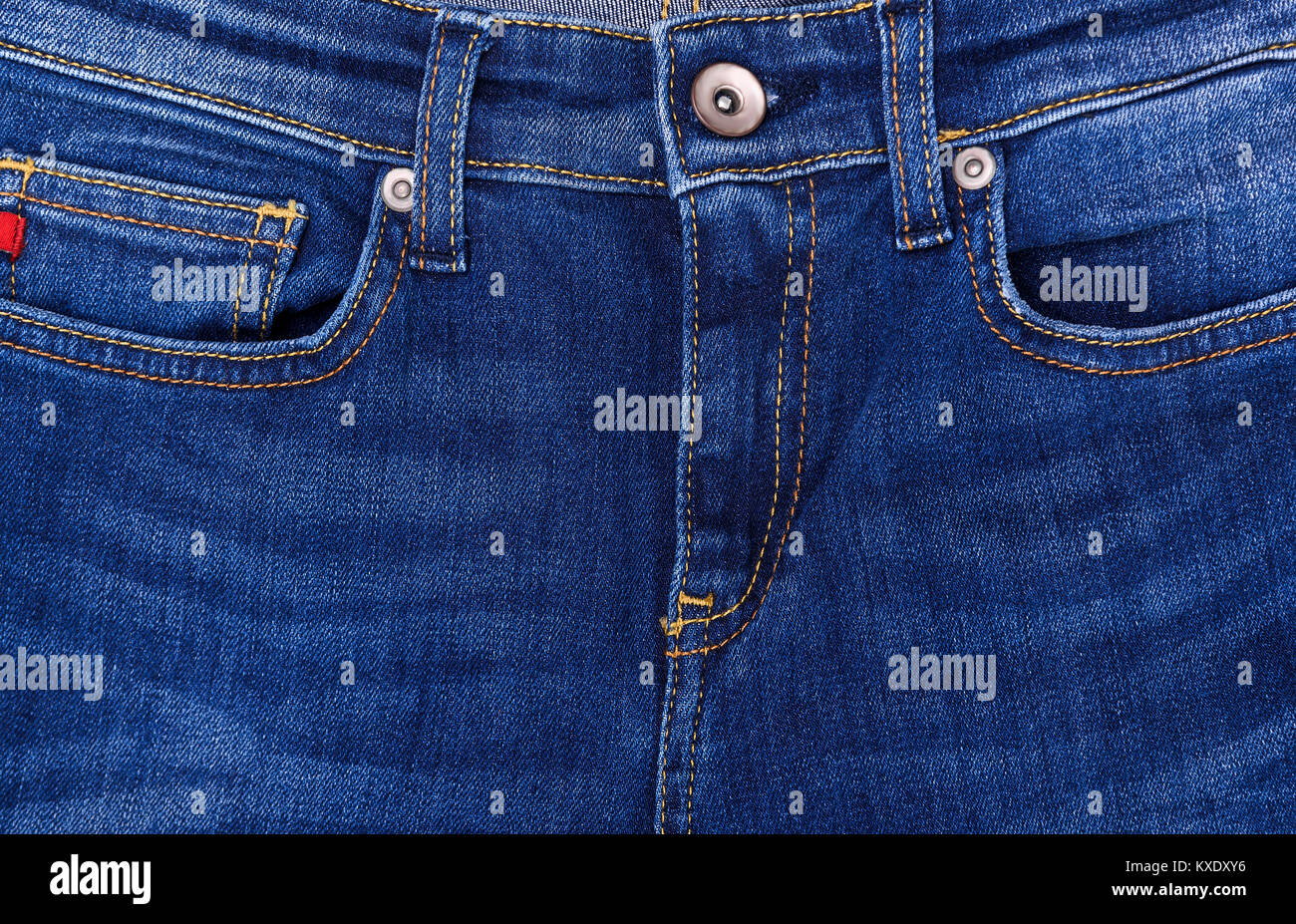 Jeans upper part of the pocket Stock Photo - Alamy