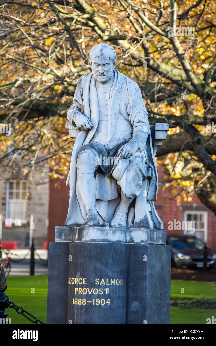 Statue of George Salmon, Provost 1888-1904, Trinity College Dublin ...