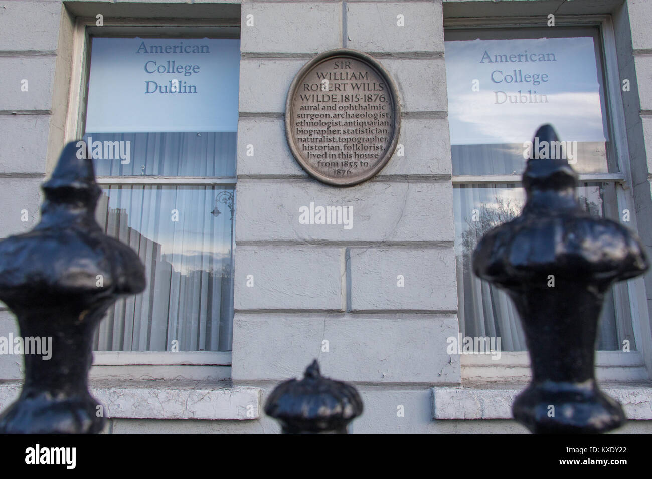 Oscar Wilde House, American College, Dublin, Ireland Stock Photo - Alamy