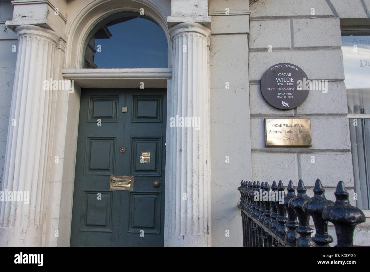 Oscar Wilde House, American College, Dublin, Ireland Stock Photo - Alamy